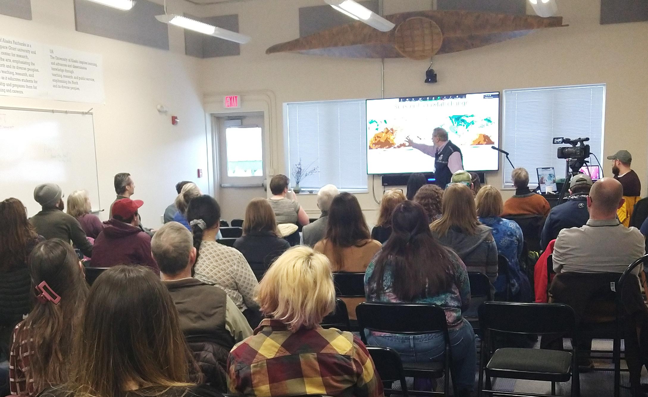 Alaska Sea Grant: Rick-Thoman-talk-by-Eric-Goddard-WAISC-2023